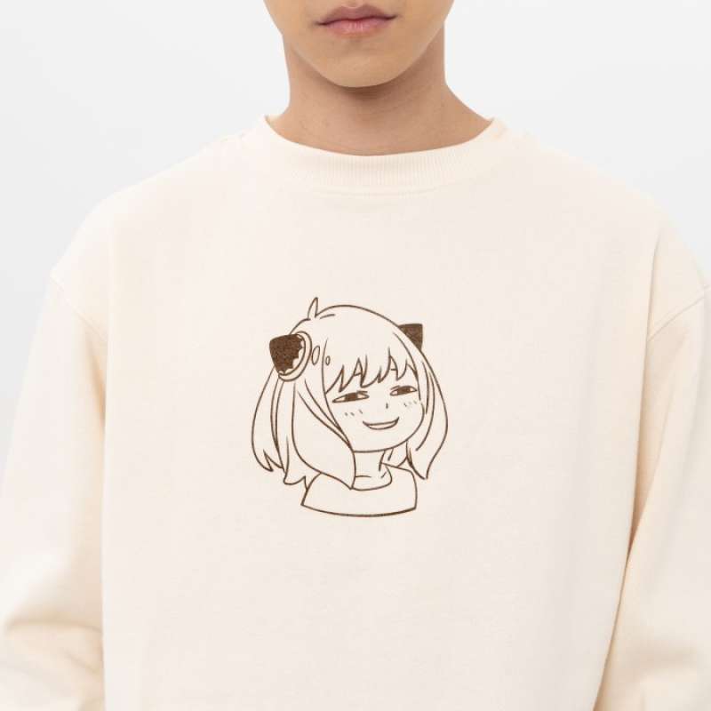 Jual M231 Spy X Family Crewneck Anya Heh Cream 3051 Di Seller Wd_store ...