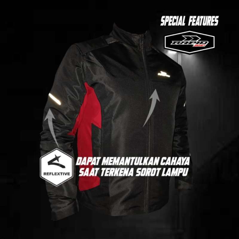 Jual Jaket Motor Rapid Agressive Riding Style Reflektif Printing - S/m ...