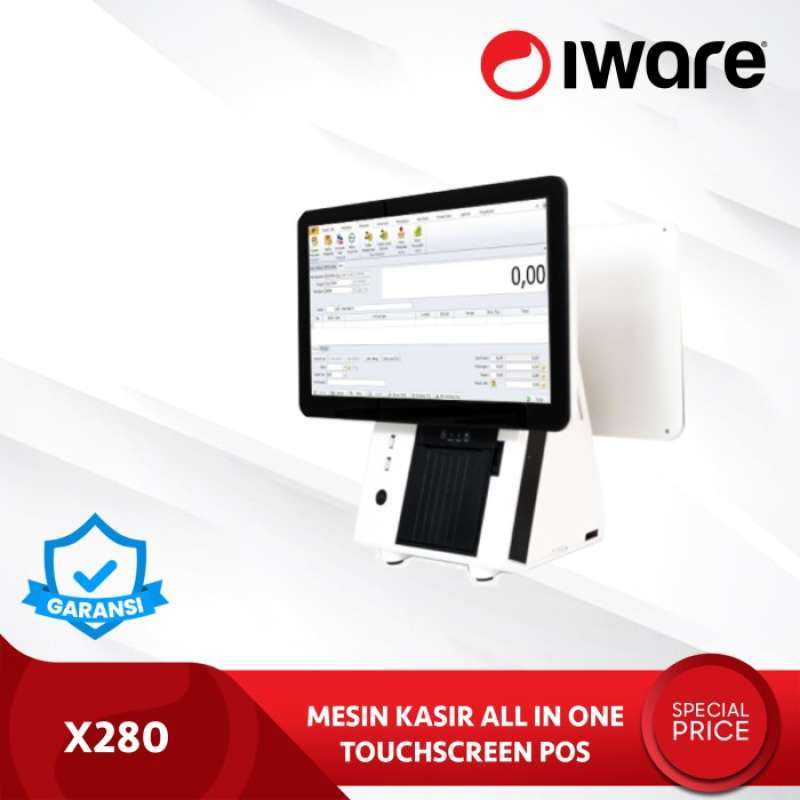 Promo Mesin Kasir All In One Touchscreen Pos System Pc Iware X280 Baru Diskon 1% Di Seller ...