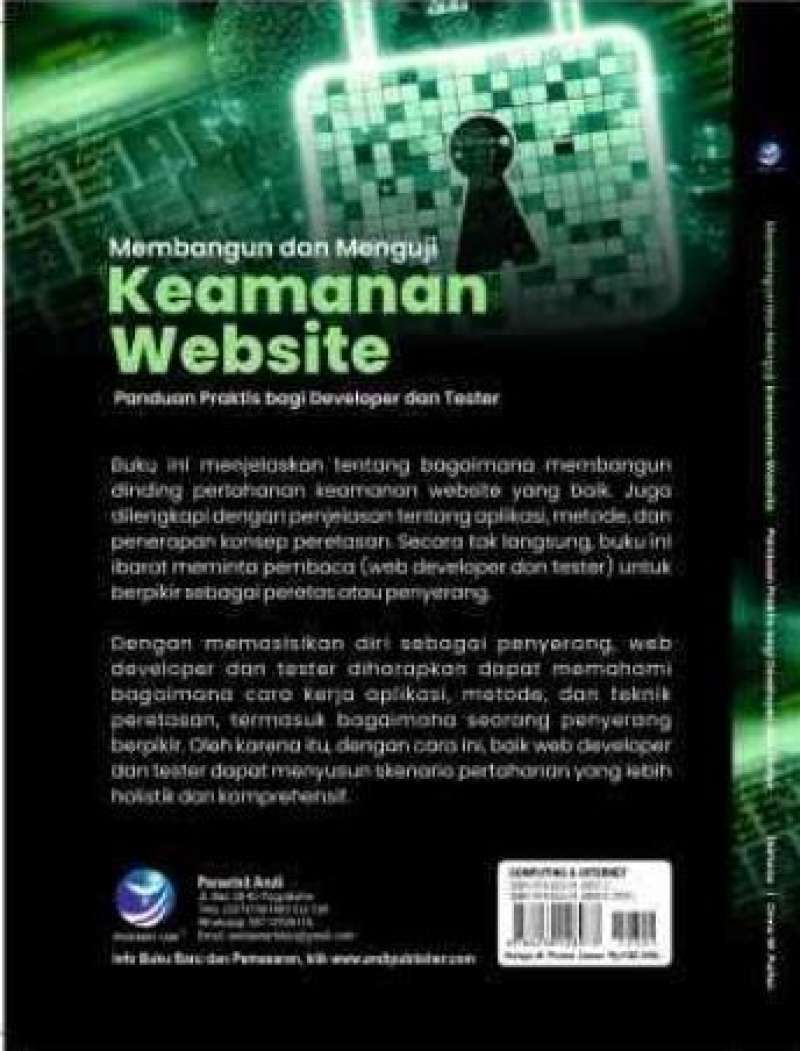 Promo Membangun Dan Menguji Keamanan Website - Panduan Praktis Bagi ... Promo Membangun Dan Menguji Keamanan Website - Panduan Praktis Bagi ...