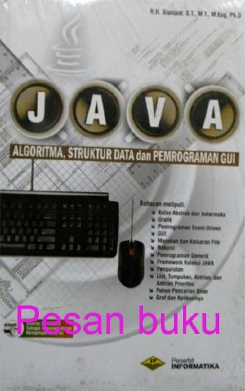 Promo Buku Java Algoritma, Struktur Data Dan Pemrograman Gui + Cd ... Promo Buku Java Algoritma, Struktur Data Dan Pemrograman Gui + Cd ...