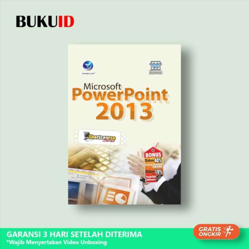 Promo Buku Shortcourse Series: Microsoft Power Point 2013 Diskon 26% Di Seller Harui Store ...