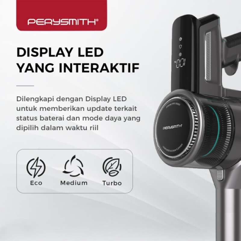 Promo Perysmith Xp6 Pro Cordless Vacuum Cleaner Portable Penyedot Debu ...