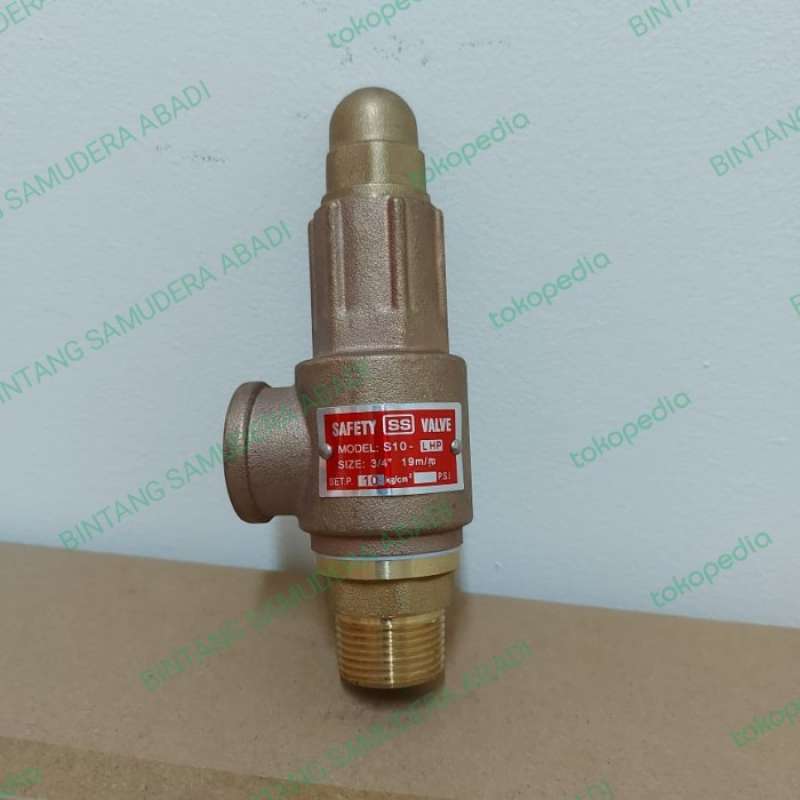 Promo Safety Valve Kuningan 3/4 Inch Dn20 Model S10 Brand Ss Diskon 23% ...