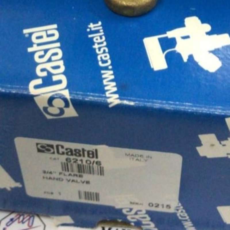 Promo Hand Valve 6210/6 Castel Ukuran 3/4 Type Flare Diskon 23% Di ...