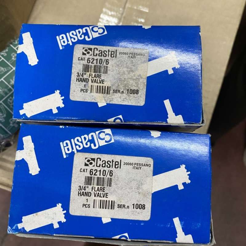 Promo Hand Valve 6210/6 Castel Ukuran 3/4 Type Flare Diskon 23% Di ...