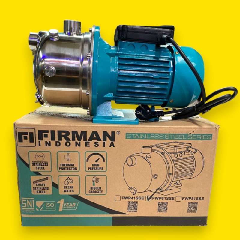 Promo Firman Fwp-61sse - Pompa Air Sepot - Semi Jet Pump - Pompa ...