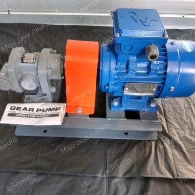 Promo Pompa Gear Pump Koshin Gl 20-10 +motor Dinamo 1.5 2hp 380v Pompa ...