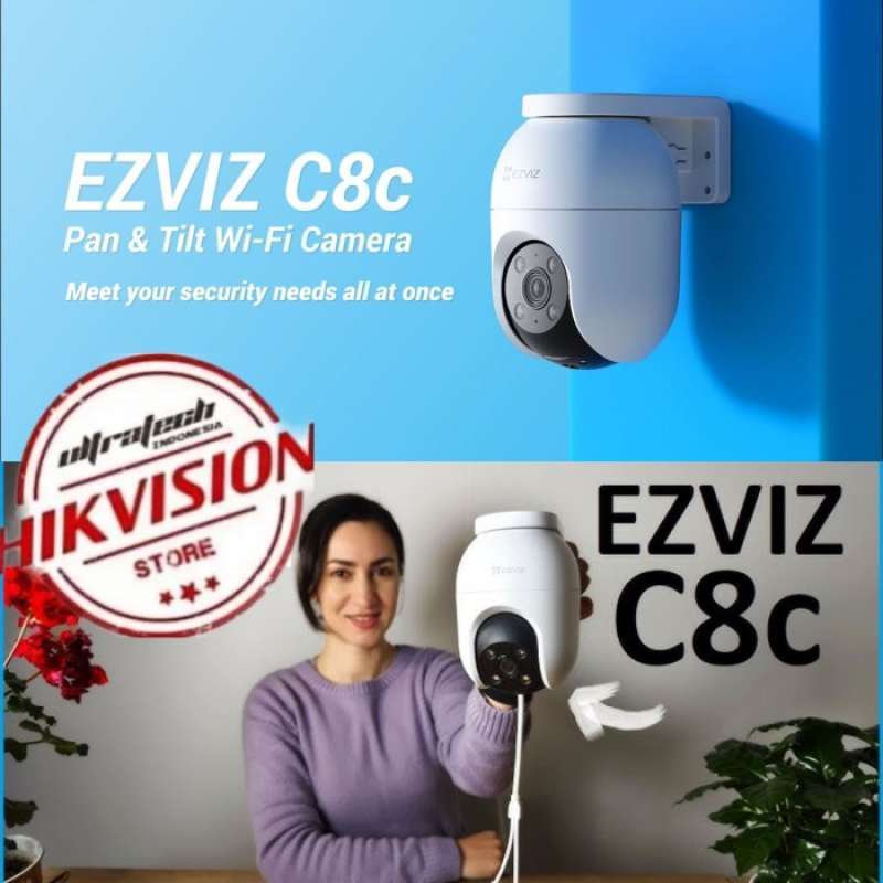 Promo C8c Ptz Pan Tilt Zoom Wifi Outdoor 2mp 8xoptical Diskon 23% Di ...