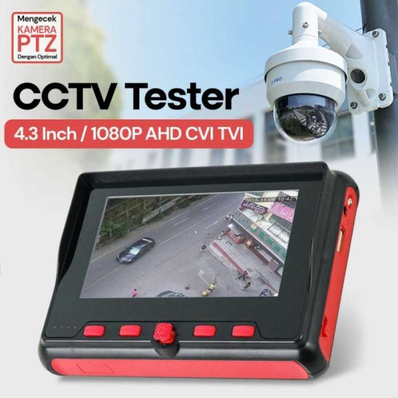 Promo Monitor Tester Instalasi Kamera Keamanan Cctv 8mp Rechargeable ...