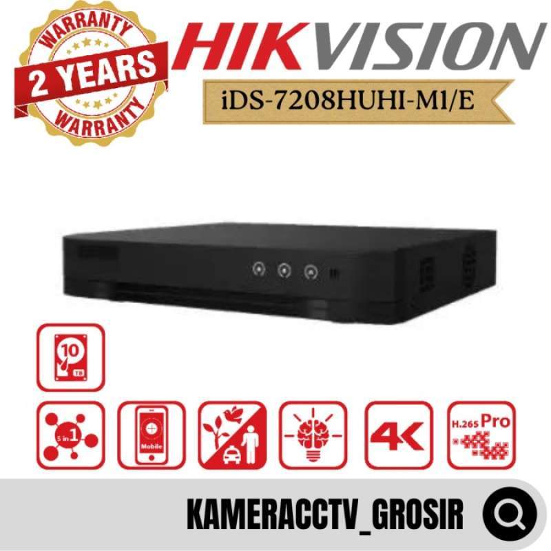 Promo Dvr 8 Ch Hik Vision Ids-7208huhi-m1/e Acusense Dvr Support 8mp Diskon 23% Di Seller ...