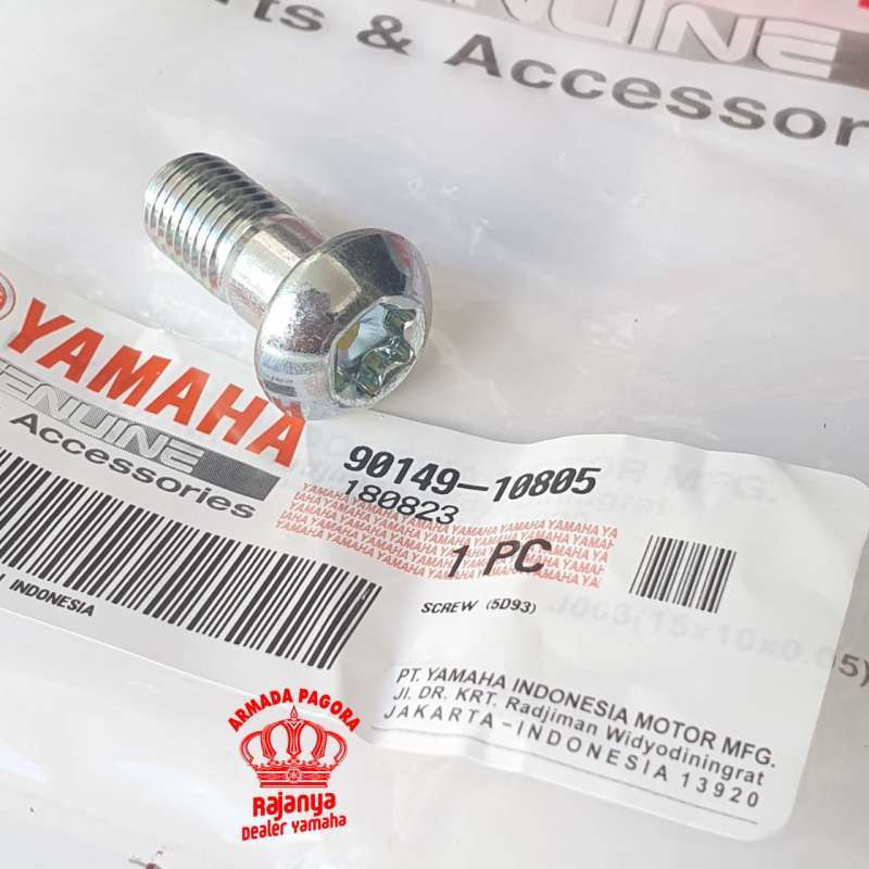 Jual Baut Dudukan Kaliper Cakram Depan Nmax New Aerox155 Lexi / 90149-10805 Di Seller Yamaha ...