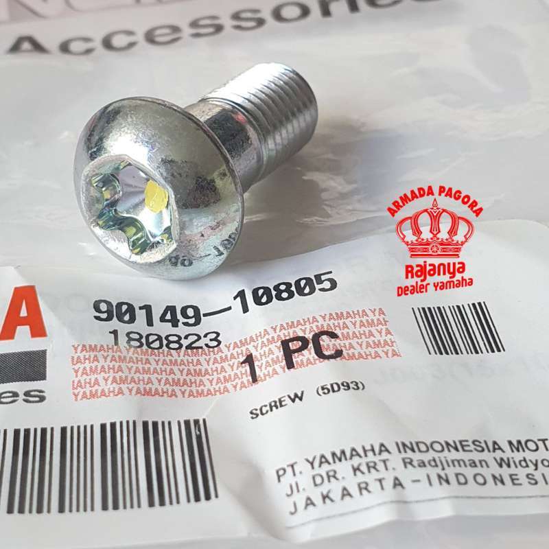 Jual Baut Dudukan Kaliper Cakram Depan Nmax New Aerox155 Lexi / 90149-10805 Di Seller Yamaha ...