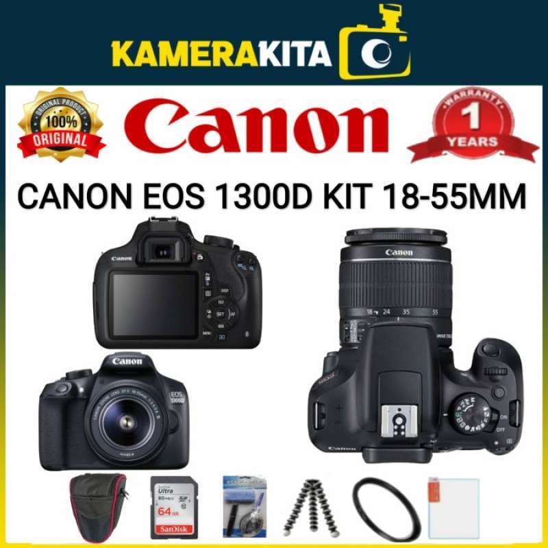 Jual Canon Eos 1300d Kit 18-55mm / Kamera Canon Eos 1300d Kit 18-55mm ...