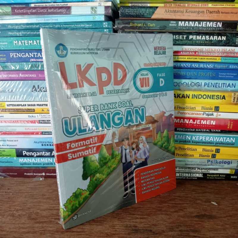 Jual Buku Lkpd Super Bank Soal Ulangan Untuk Smp Kelas 7 Semester 1 & 2 Di Seller Winter ...