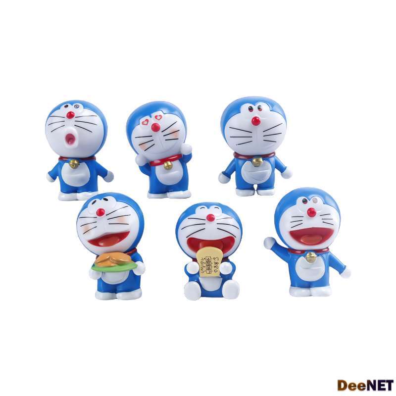 Jual Doraemon Satu Set Enam Pcs 5cm Action Figure Pvc D-scd060 Di ...