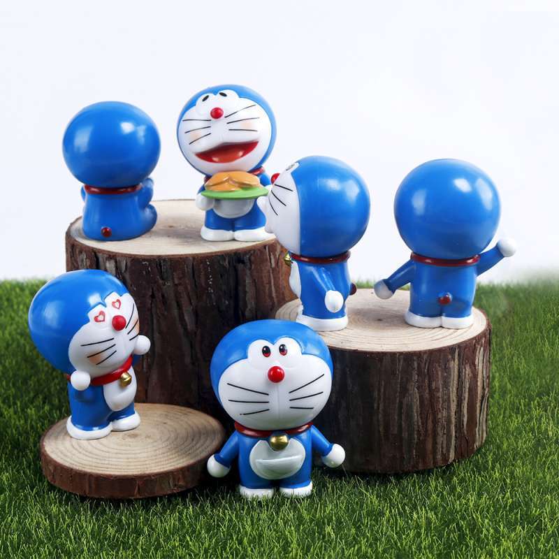 Jual Doraemon Satu Set Enam Pcs 5cm Action Figure Pvc D-scd060 Di ...