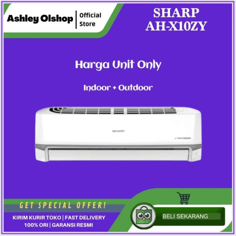 Promo Ac Sharp Standar Inverter 1pk Ah-x10zy Inverter Standar Sharp 1 ...