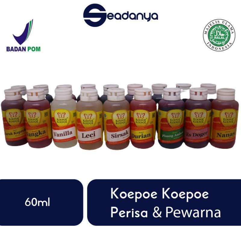 Jual Pasta Koepoe Koepoe Semua Rasa - Perisa Dan Pewarna Makanan - 60ml ...