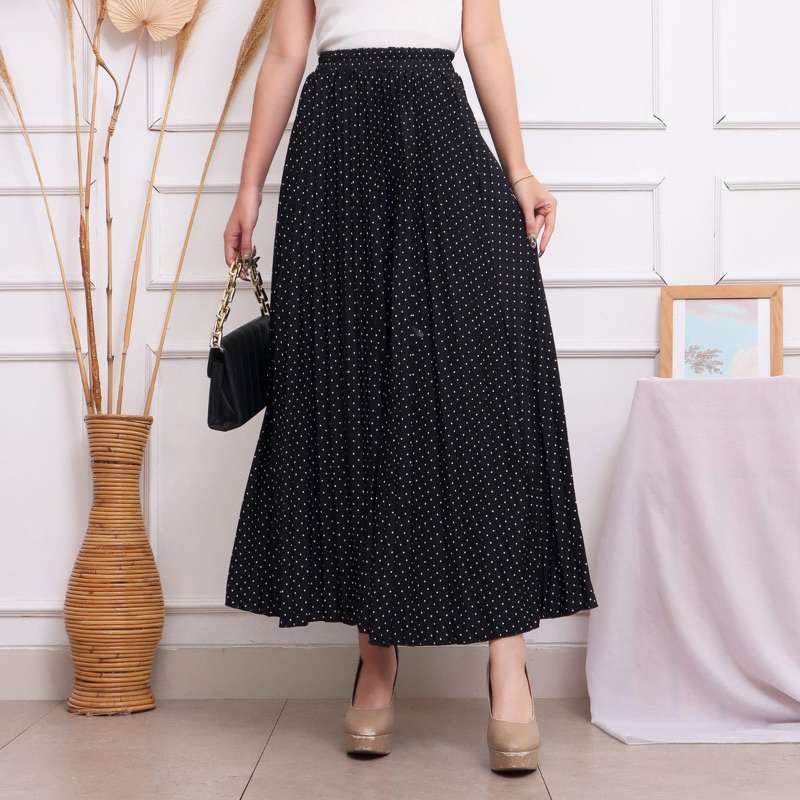 Promo Rok Motif Bunga Floral Jumbo Xxl / Rok Daily Korean Style / Lily ...