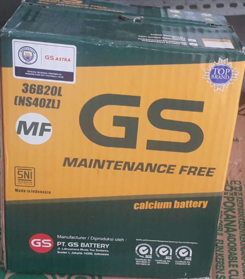 Promo Accu/aki Gs Mf Ns40zl Diskon 23% Di Seller Busabusi Store - Cengkareng Barat, Kota Jakarta ...