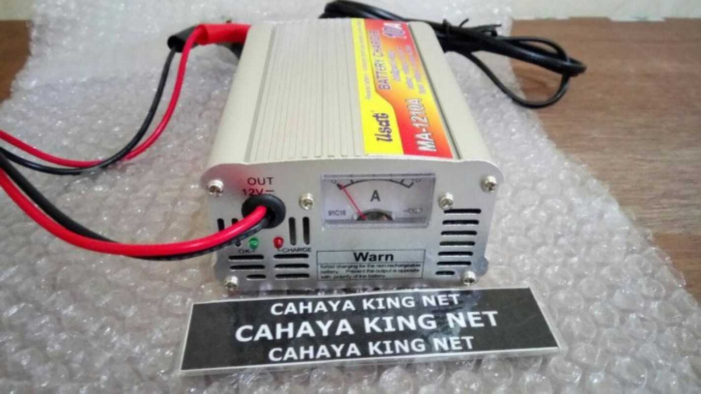 Promo Charger Aki/accu 12v 10a Otomatis Usat Intellegent Battery Murah ...