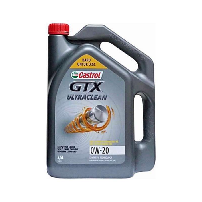 Promo Castrol Gtx Ultraclean 0w-20 3,5 Liter Diskon 23% Di Seller ...