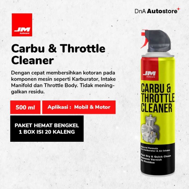 Promo Jm Carbu Cleaner 500 Ml 1 Box Isi 20 Diskon 23% Di Seller Busabusi Store - Cengkareng ...