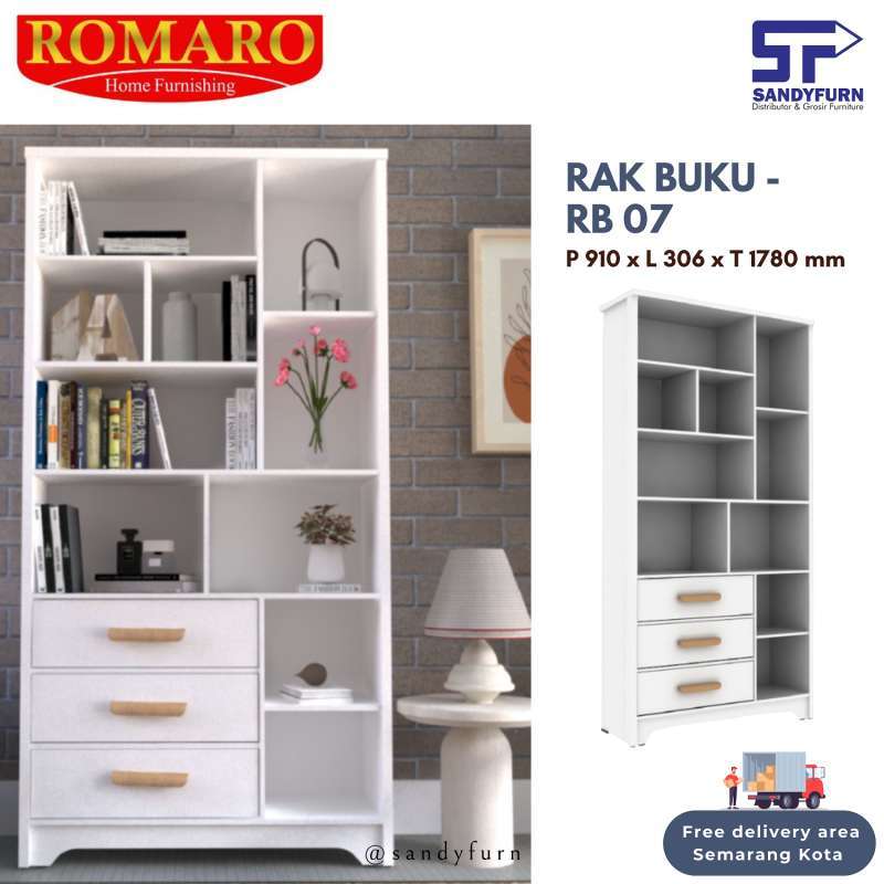 Jual Rak Buku / Rak Buku Minimallis - Rb 07 Di Seller Sandy Foam ...