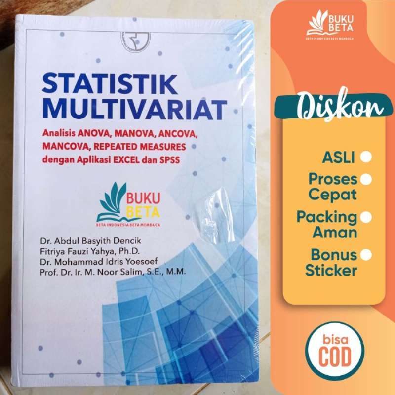 Jual Statistik Multivariat - Abdul Basyit Di Seller Circlet ...