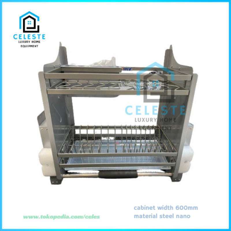 Promo Vitco Pull Down Multipurpose Rack Slow Motion / Rak Piring Atas ...