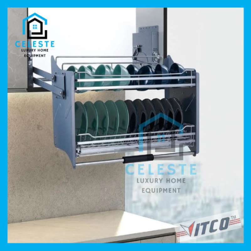 Promo Vitco Pull Down Multipurpose Rack Slow Motion / Rak Piring Atas ...