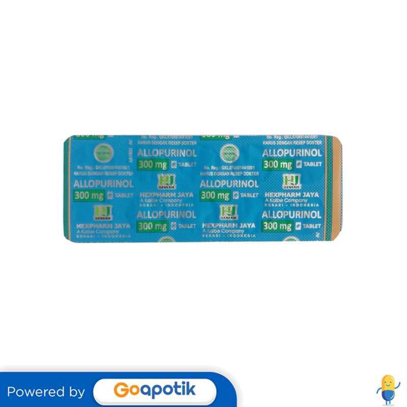 Jual Allopurinol Hexpharm 300 Mg Strip 10 Tablet Di Seller Apotek ...