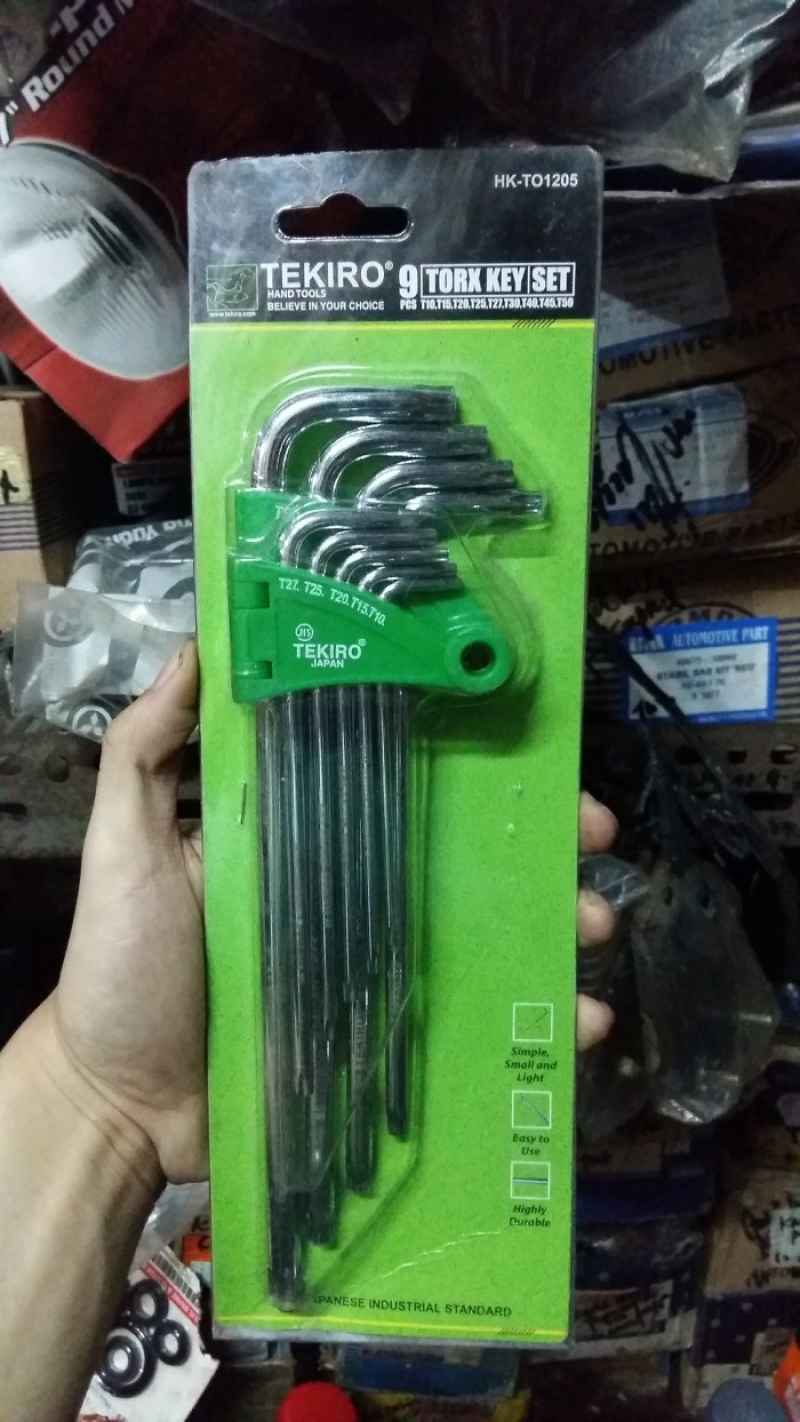 Promo Kunci L Set Bintang Tekiro 9 Pcs Made In Japan - Tork Key Set ...