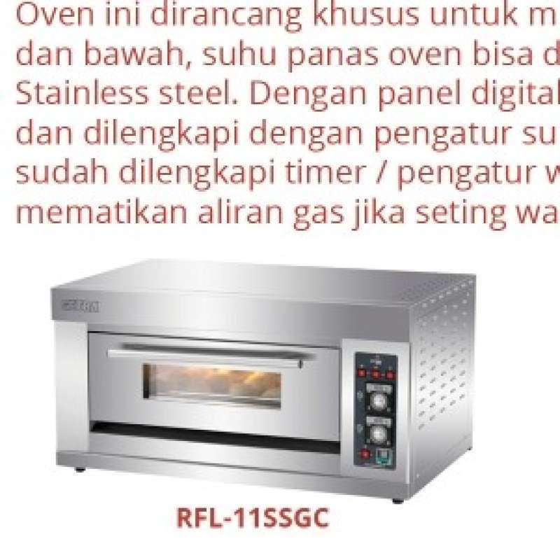 Promo Getra Gas Baking Oven Rfl-11ssgc / Rfl 11ssgc / Rfl11ssgc New ...