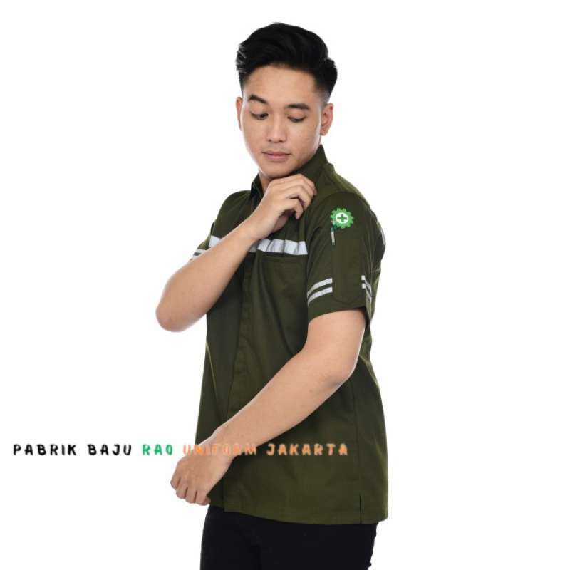 Promo Seragam Proyek K3/baju Kemeja Lapangan/baju Seragam Safety/kemeja ...