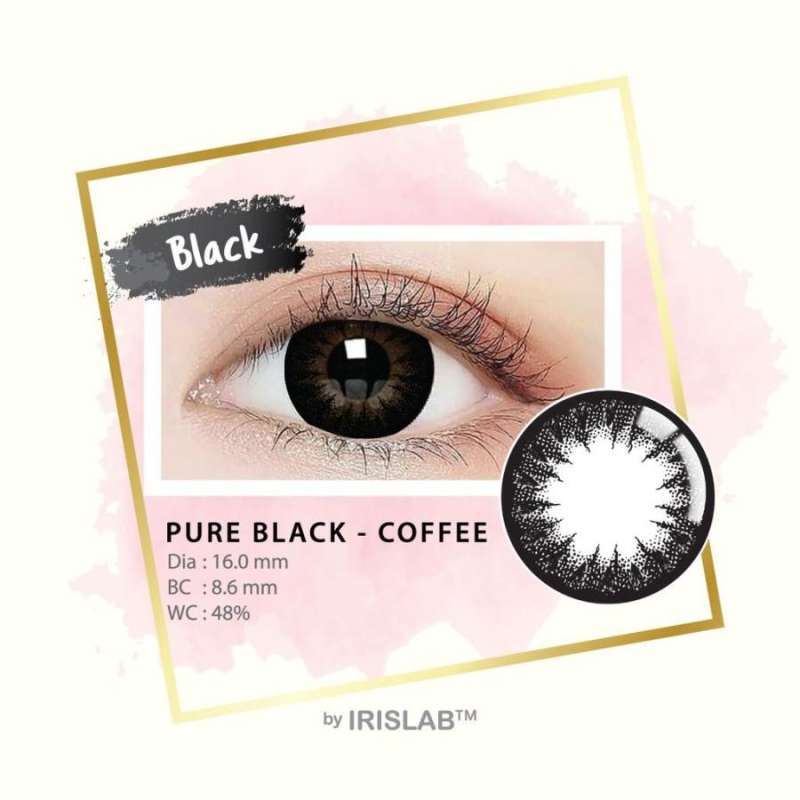 Jual Softlens Pure Black Normal Big Eyes / Soflen Hitam Pure Black Di ...