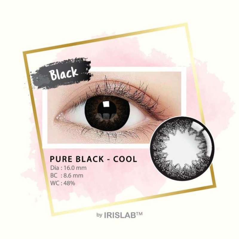 Jual Softlens Pure Black Normal Big Eyes / Soflen Hitam Pure Black Di ...