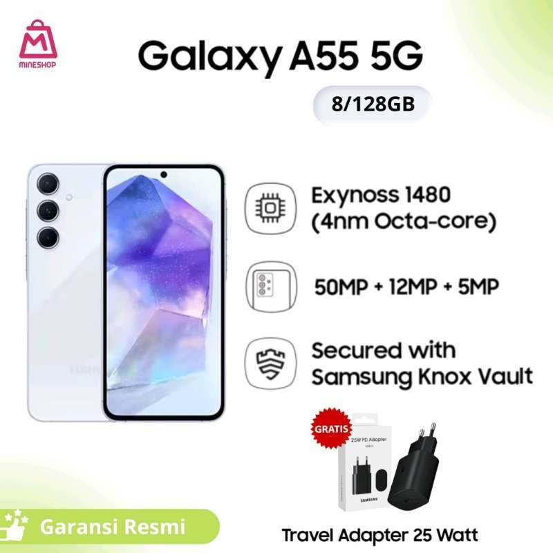 Promo Samsung Galaxy A55 5g 12/256gb Garansi Resmi - Lilac Diskon 3% Di Seller Mineshop Cell ...