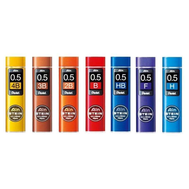 Jual Pentel Ain Stein Mechanical Pencil Lead Refill 0.5mm Isi Pensil ...