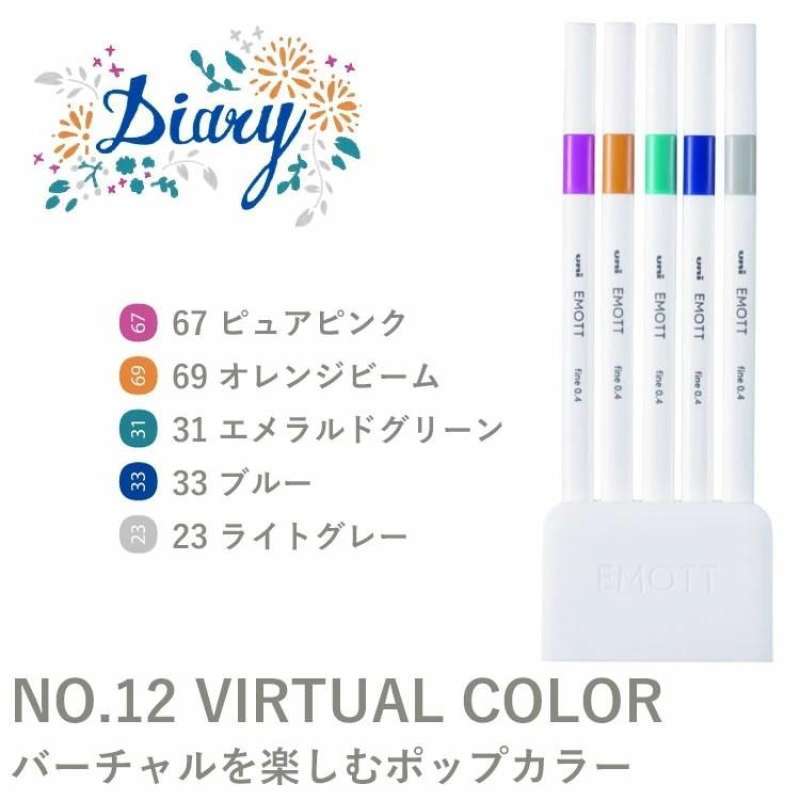 Jual Uni Emott Sign Pen Fineliner 0.4mm Mitsubishi Uni Ultra Fine ...