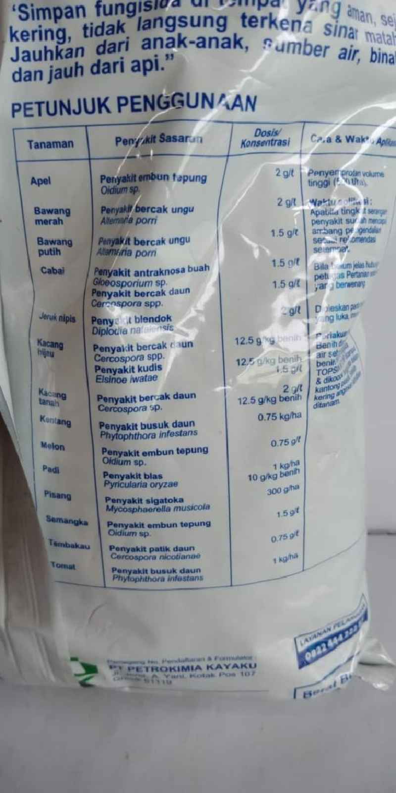 Jual Fungisida Topsin 70wp 100gr Di Seller Inti Pertanian - Sampali ...