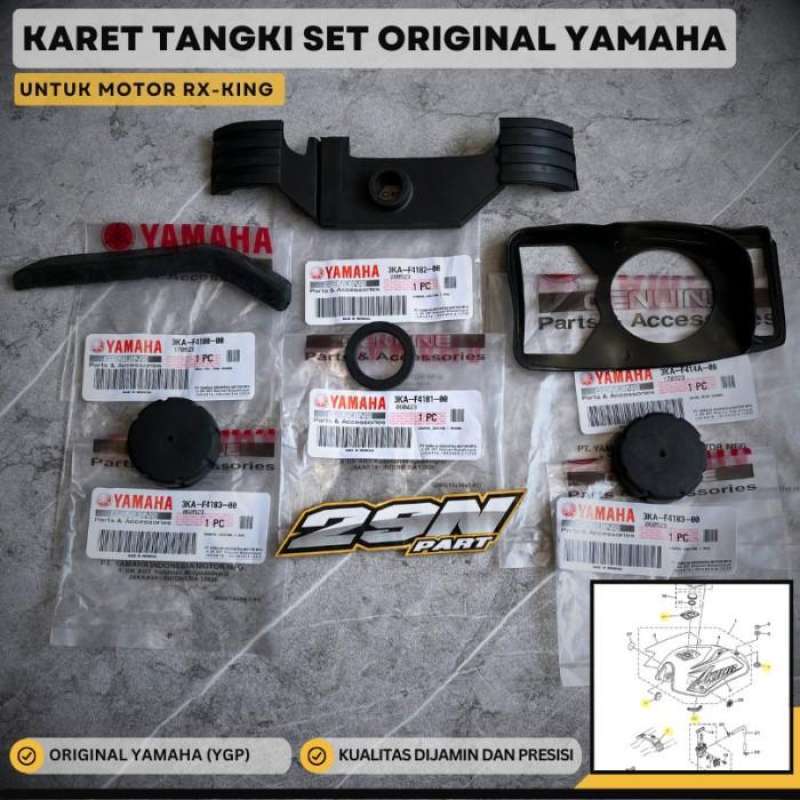 Jual Karet Tangki Rx King Rxk Rxs Series Full Set Original Yamaha - Set ...
