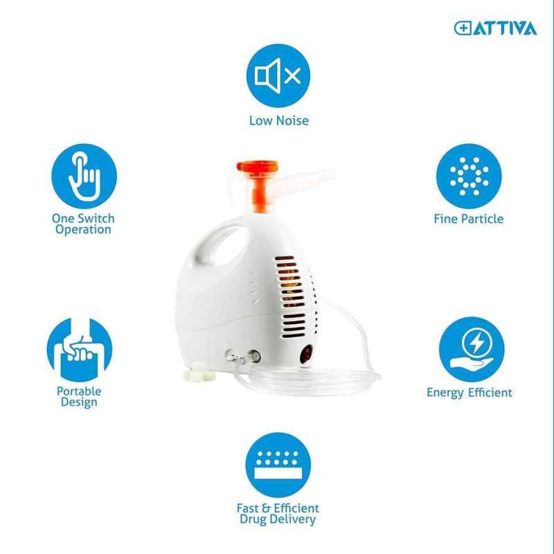 Jual Alat Terapi Pernapasan Compressor Nebulizer Atomizer Gs-302 Alat ...