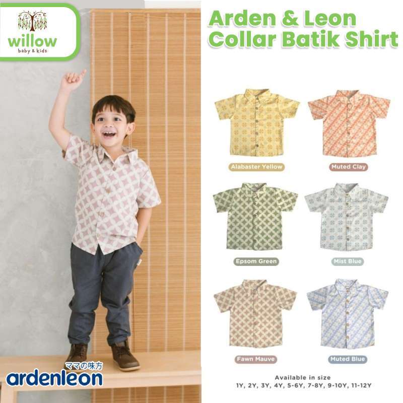 Jual Kemeja Anak - Arden & Leon Collar Batik Shirt Di Seller Willow ...
