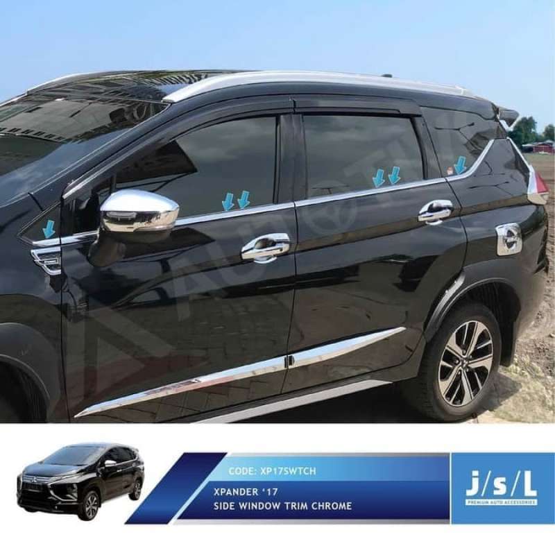 Promo Mitsubishi Xpander List Lis Kaca Samping - Side Window Trim ...