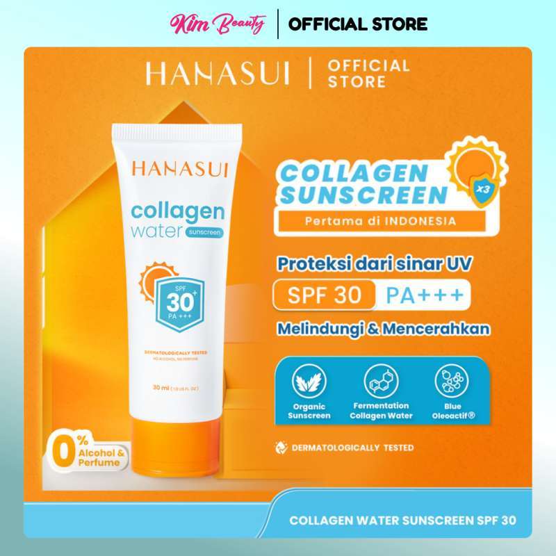 Jual Hanasui Collagen Sunscreen Spf 30 Di Seller Kim Beauty Official ...