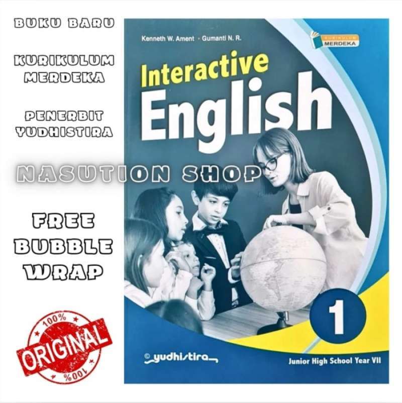 Jual Buku Interactive English Kelas 1 2 3 / 7 8 9 Smp Yudhistira ...