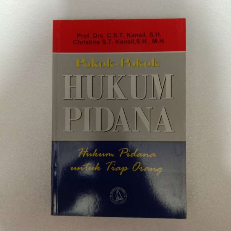 Jual Pokok-pokok Hukum Pidana Hukuman Pidana Untuk Tiap Orang Di Seller ...