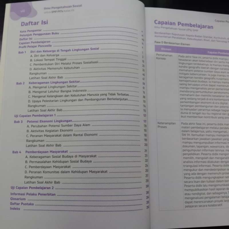 Jual Buku Ips Kelas 7 Smp / Mts Kurikulum Merdeka Erlangga Di Seller ...